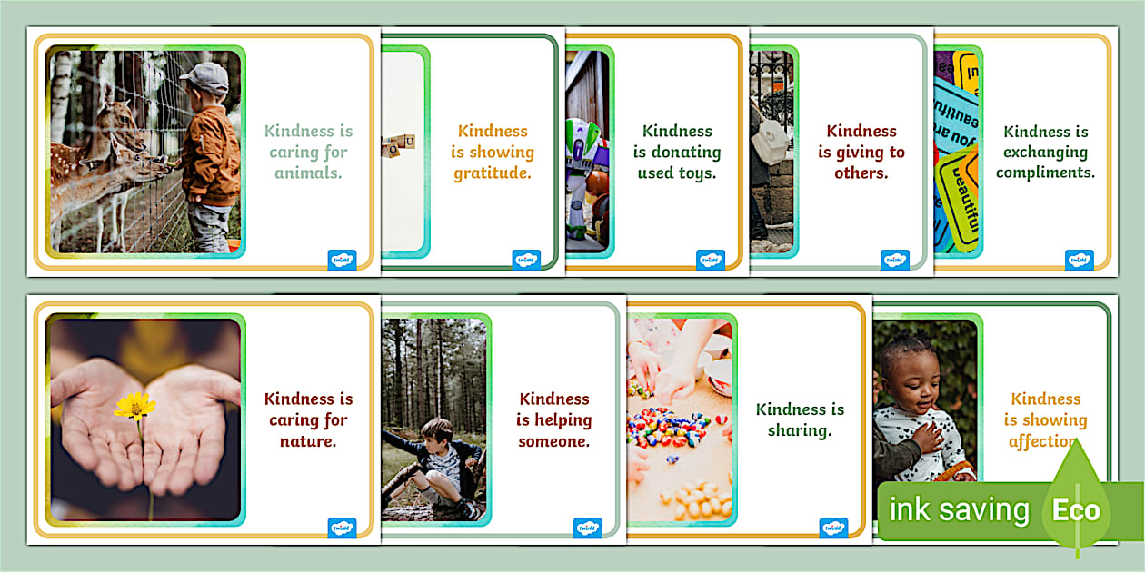 What is Kindness? Display Photos (teacher made) - Twinkl