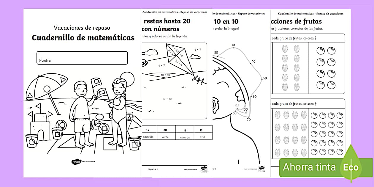 Cuadernillo repaso - Matemáticas Grado 2º - Twinkl Colombia