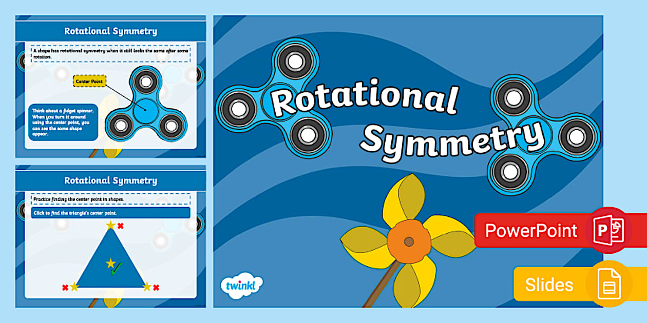 Eighth Grade Rotational Symmetry PowerPoint & Google Slides