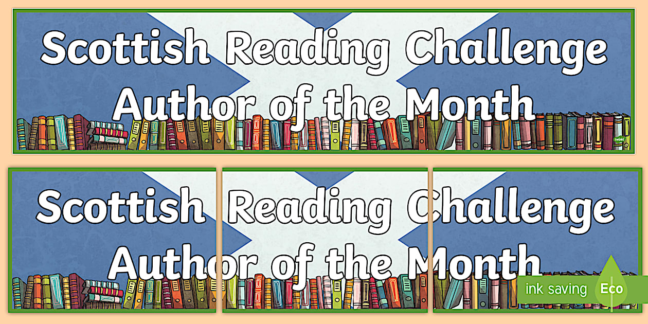 CfE Second Level Scottish Reading Challenge Author of the Month Display ...