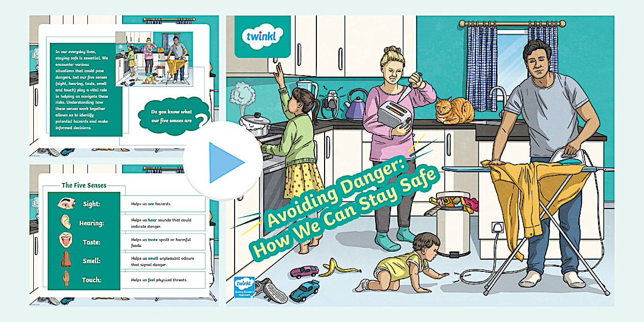 Powerpoint: How Do I Avoid Dangers? (teacher made) - Twinkl