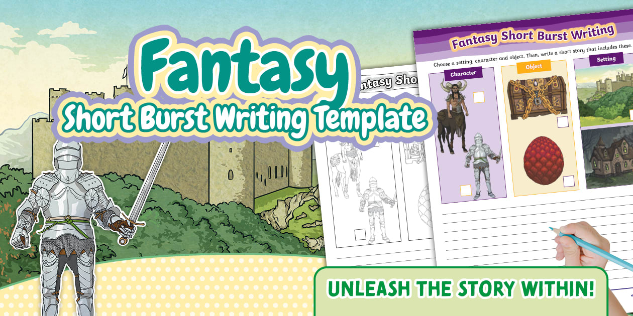 Fantasy Short Burst Writing Template