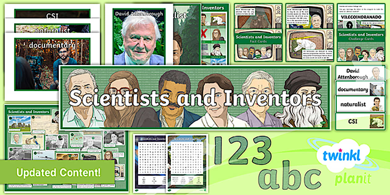 Scientists and Inventors Year 5 Additional Display Resources