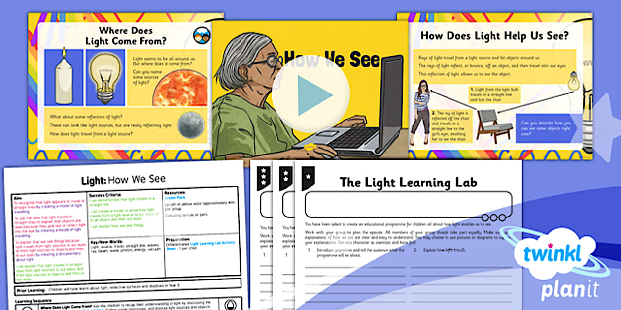 How we see things - Year 6 Science: Light Lesson Pack 1