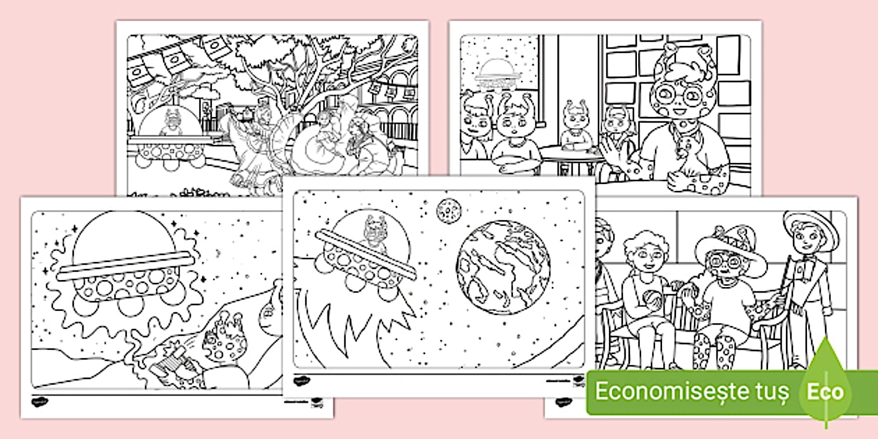 O excursie în Mexic – Pagini de colorat