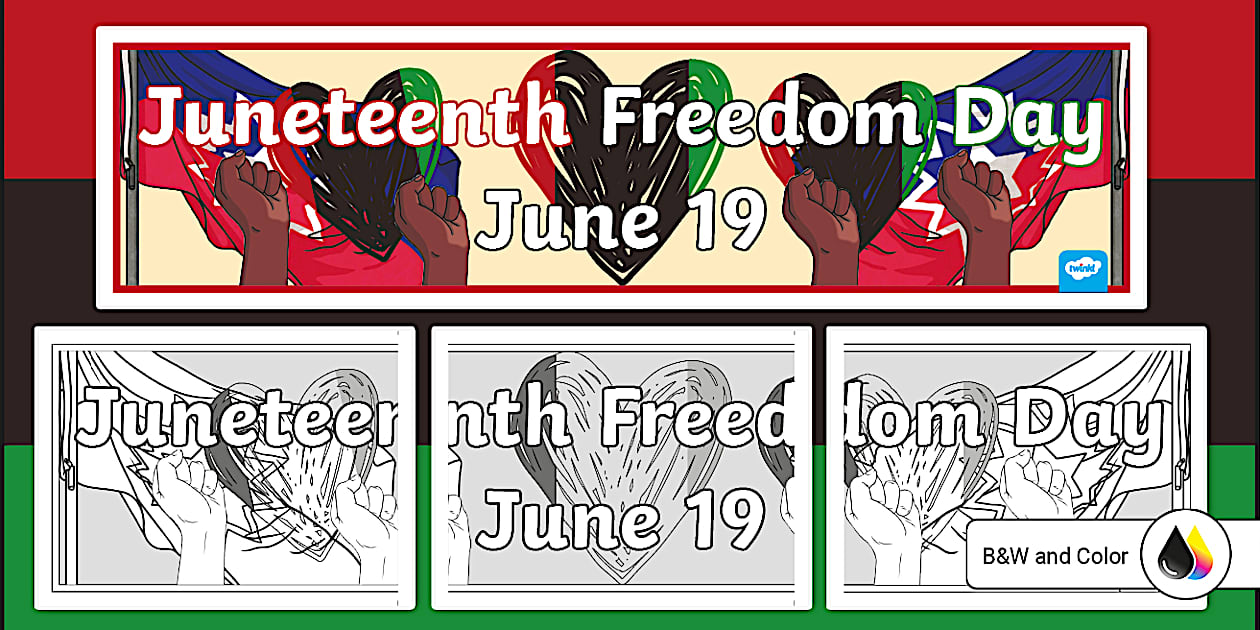 Juneteenth Banner for Bulletin Boards | Twinkl USA - Twinkl