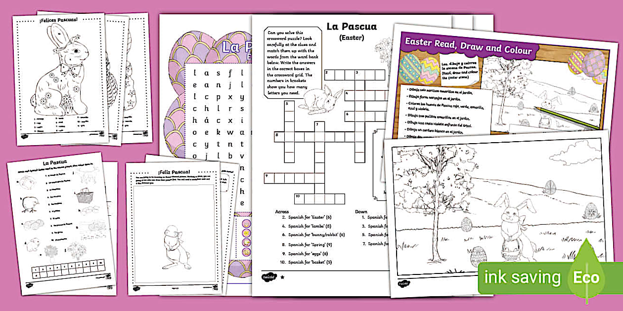 👉 Easter: KS2 Spanish Activity Pack