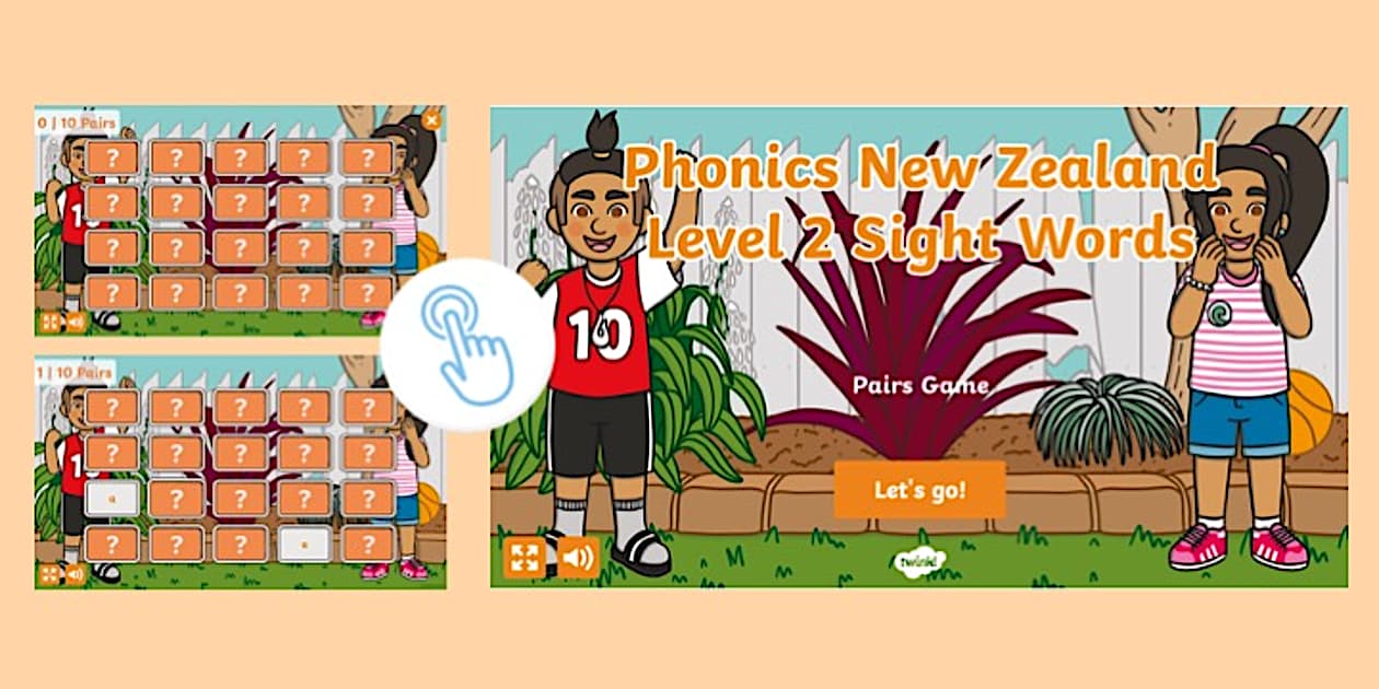 Use the online version of the popular card matching game with your class to