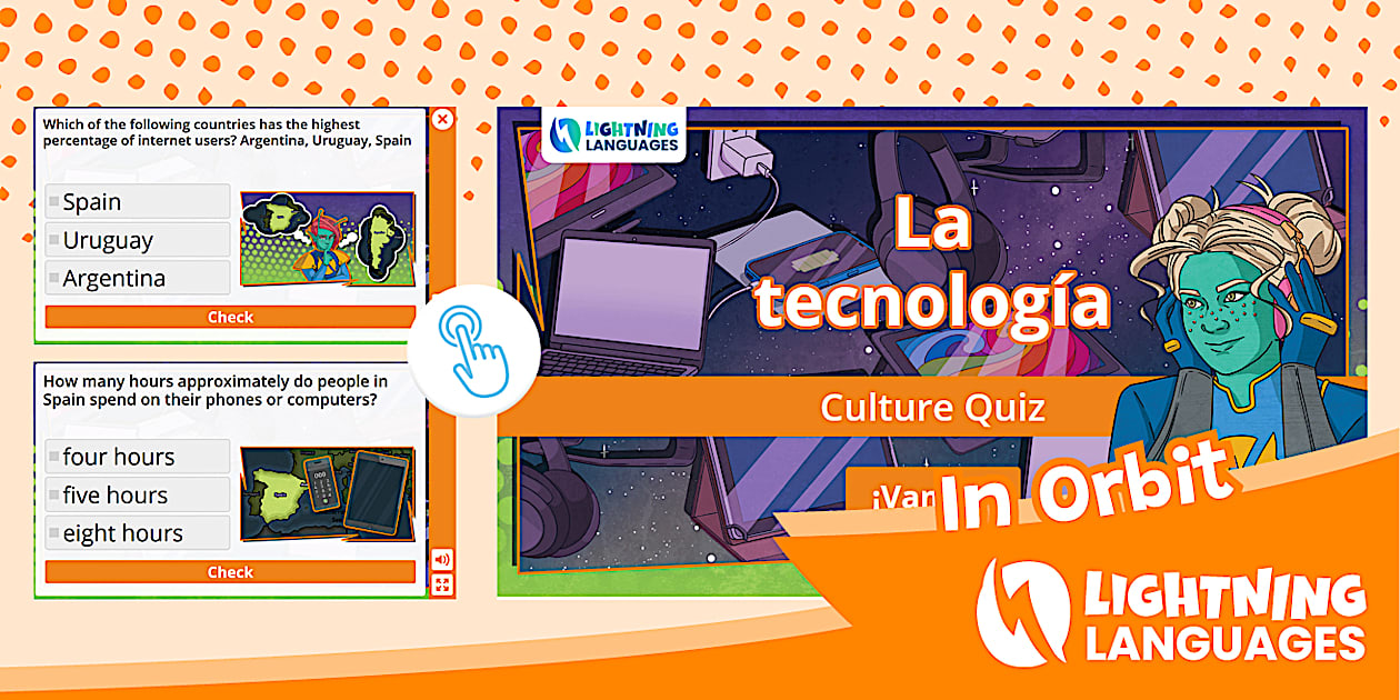 👉 Lightning Languages Spanish Technology Quiz