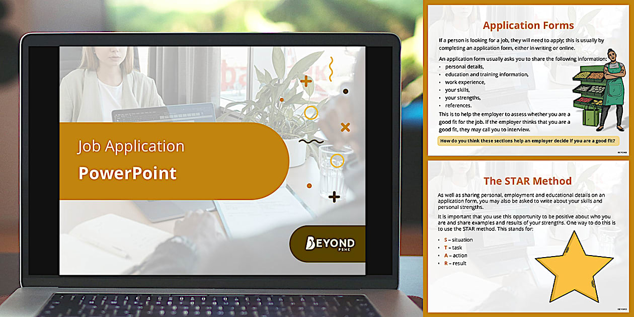 Job Application {PowerPoint} (teacher made) - Twinkl