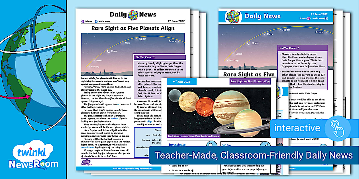 Five Planets Planetary Alignment | Twinkl Resources - Twinkl