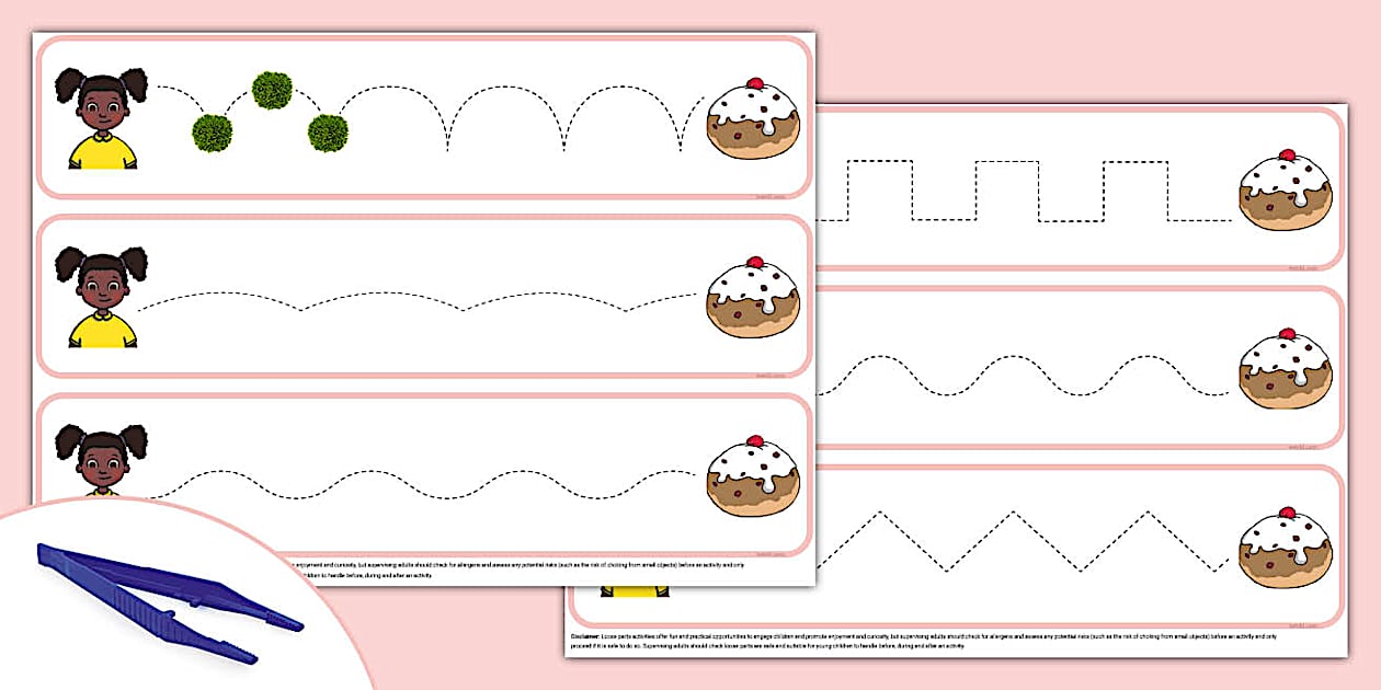 5 Currant Buns Fine Motor Skills Cards | Twinkl - Twinkl