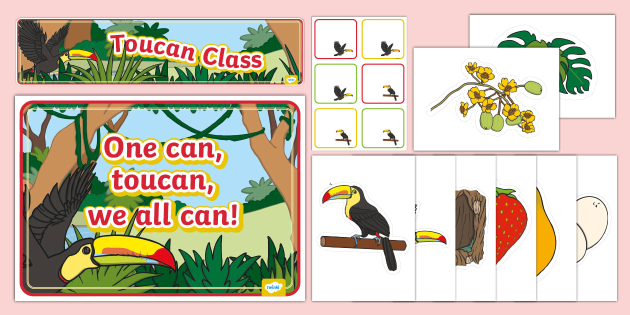 Toucan Class Display Pack - KS1 - Classroom Setup - Twinkl