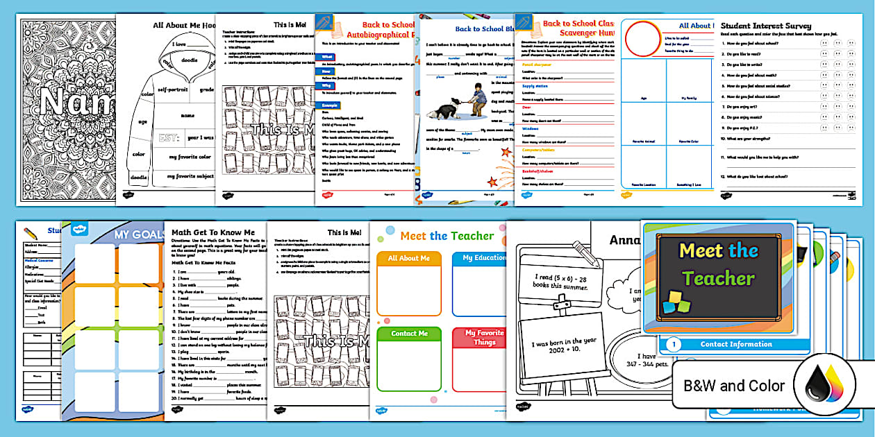 Back to School Worksheets 3rd Grade | Twinkl USA - Twinkl