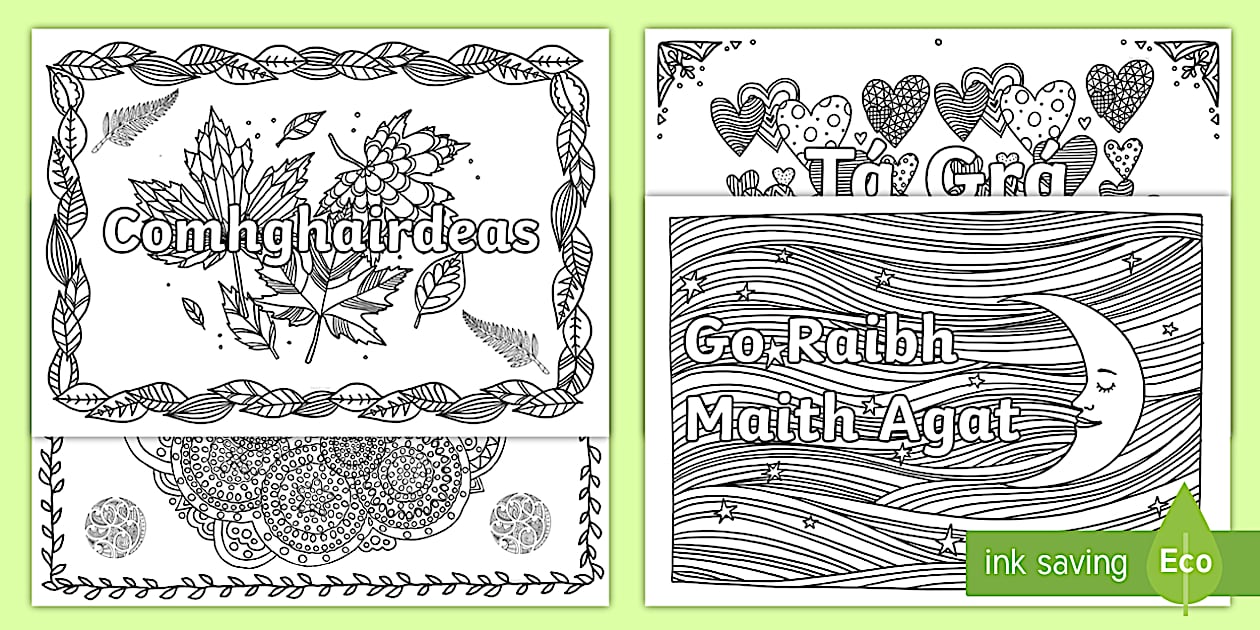 Bileoga Aireachais: Beannachtaí (teacher made) - Twinkl