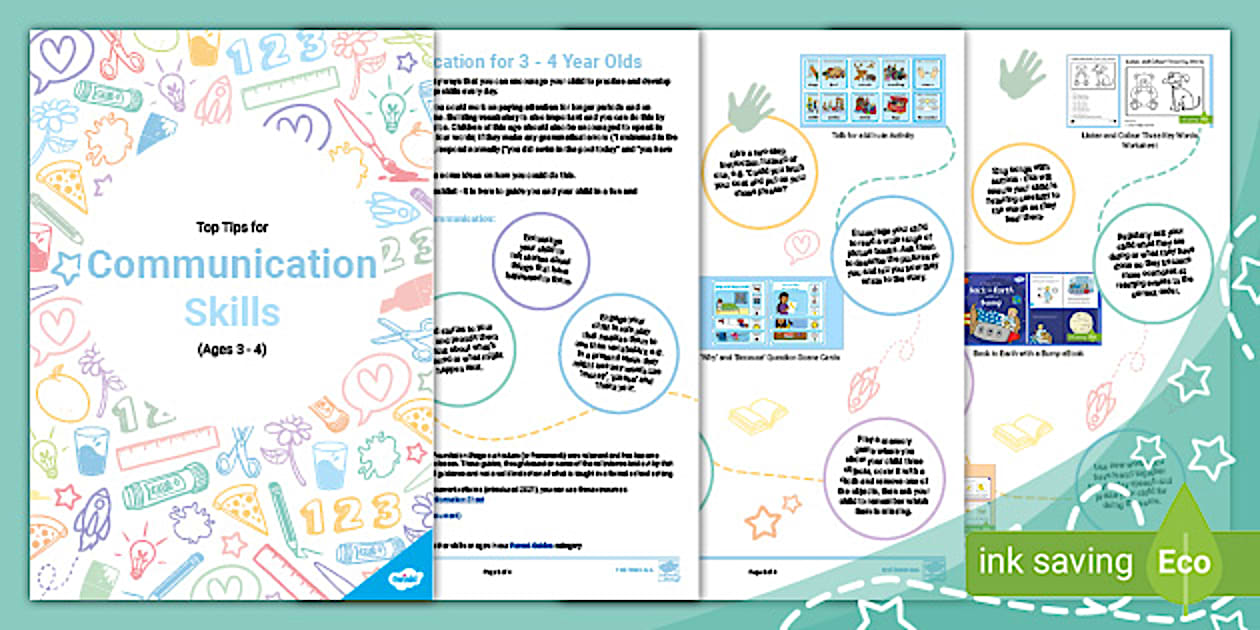 Supporting Communication Development (Ages 3 - 4) - Twinkl