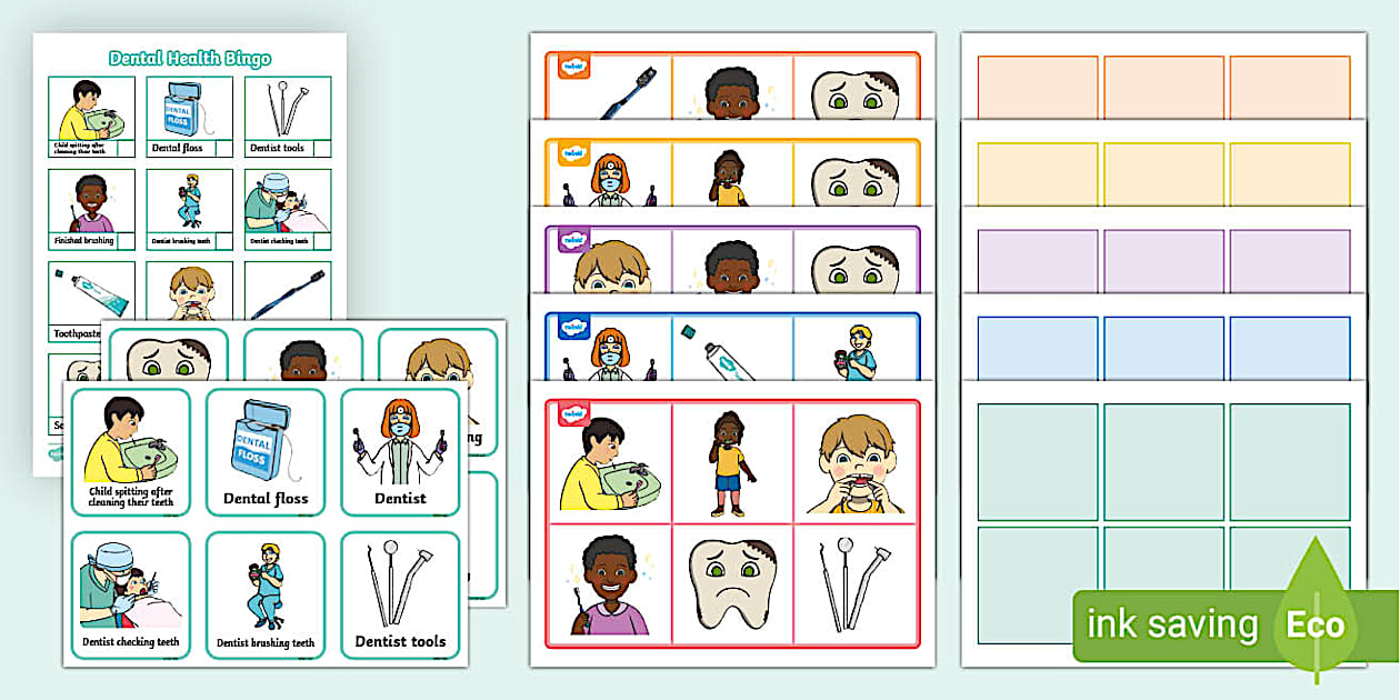 Dental Bingo Game - Dental Health Activities (teacher made)