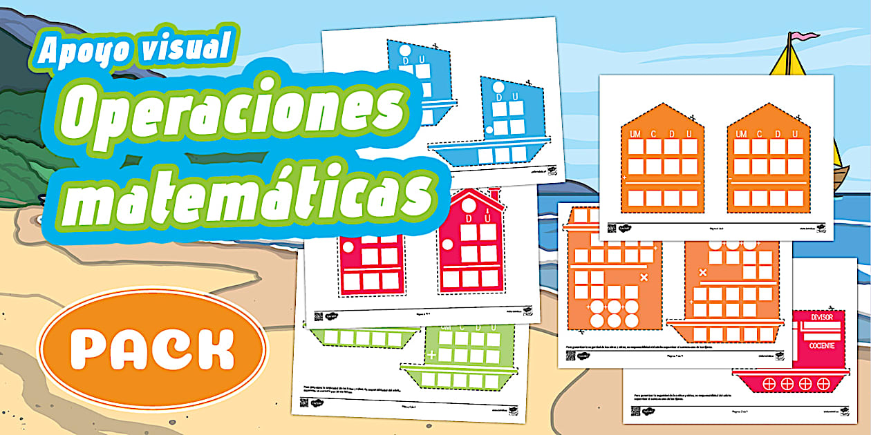 Pack: Apoyo visual - Operaciones matemáticas