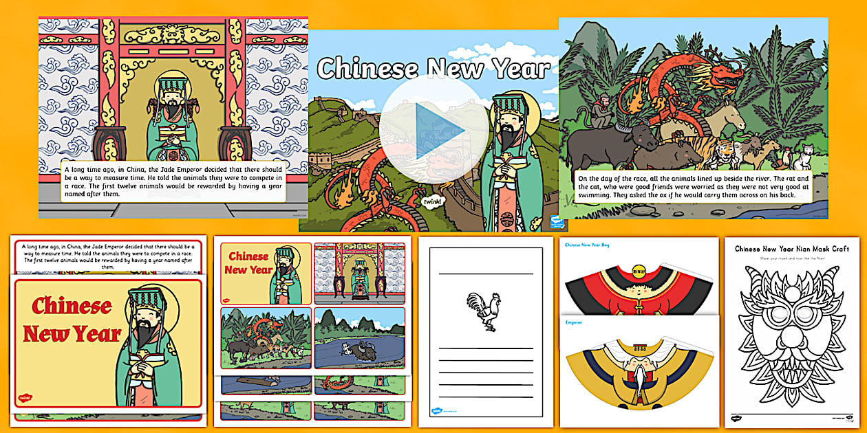 Chinese New Year Stories Resource Pack (teacher made)