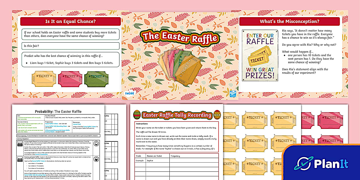 Year 5 Probability: Eggsploring Chance Lesson 2 - Twinkl