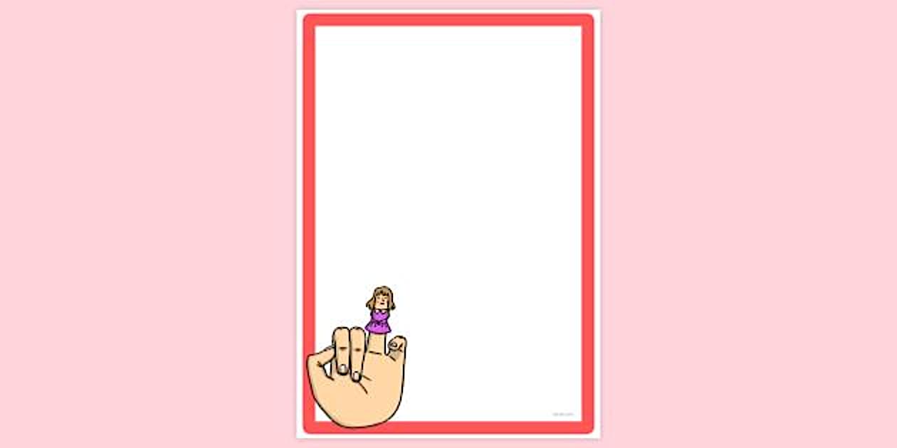Ruby Ring Page Border | Page Borders | Twinkl (teacher made)