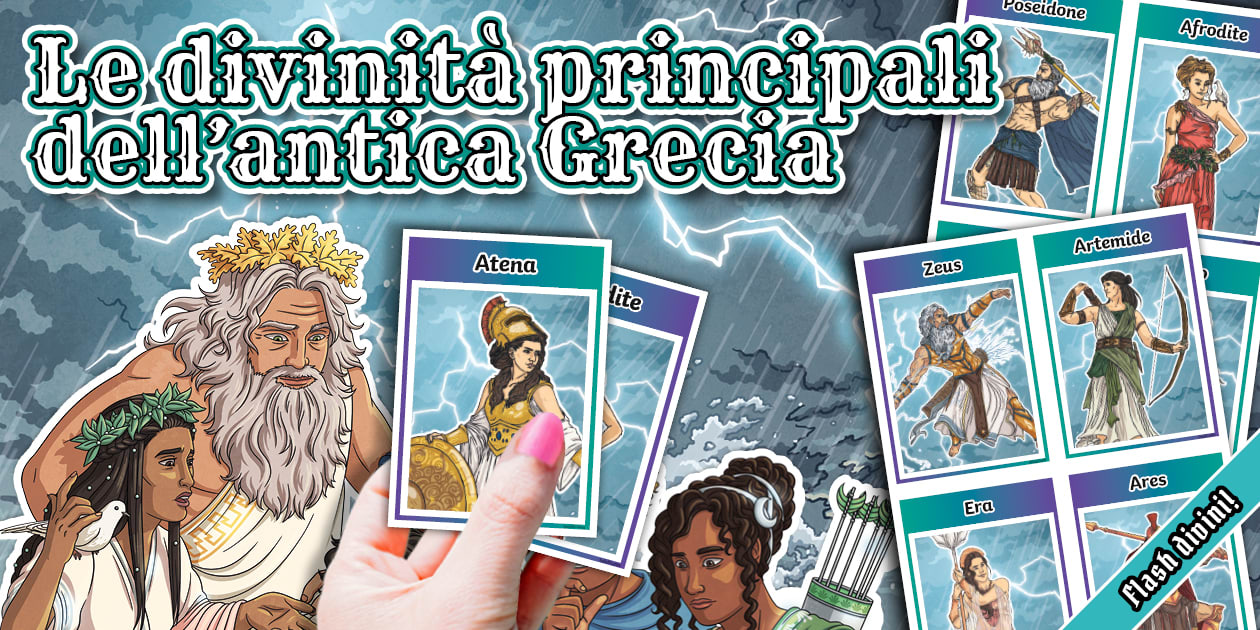 Flashcards: Le divinità principali dell'antica Grecia