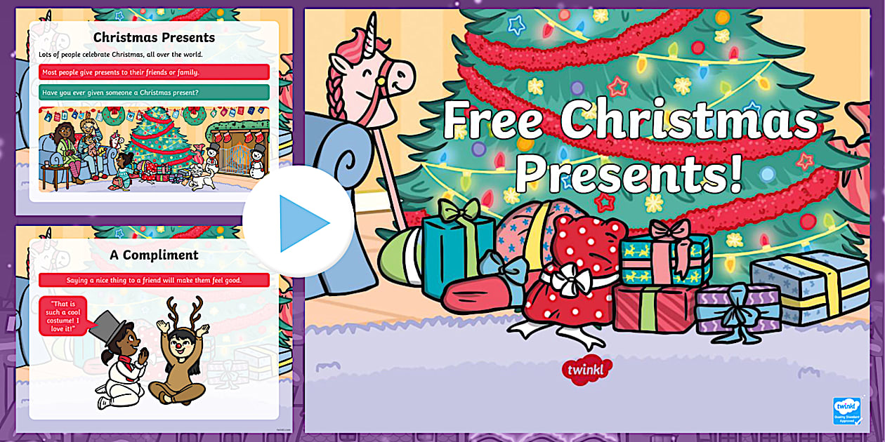 A Christmas Collar: Free Christmas Presents! PowerPoint