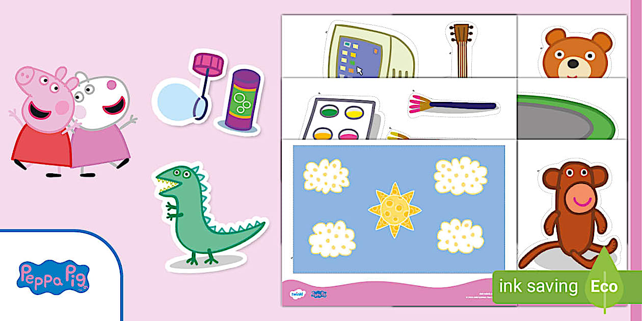 FREE! - Peppa Pig: Friendship Role Play Props - Twinkl