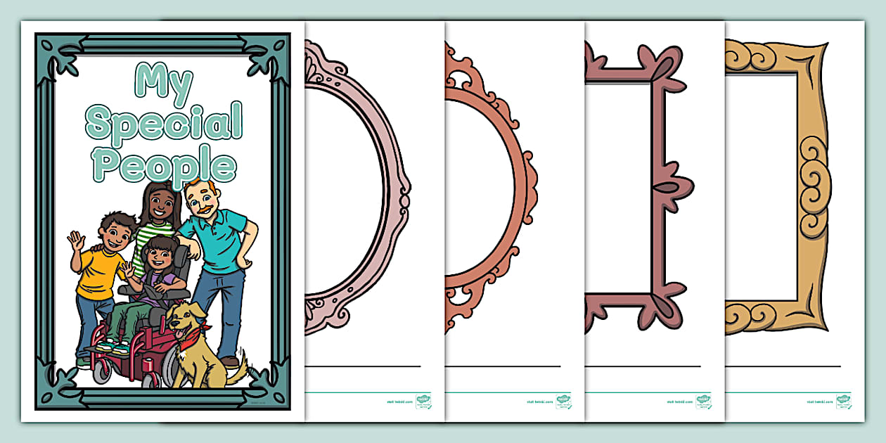 My Special People Booklet | Twinkl (Teacher-Made) - Twinkl