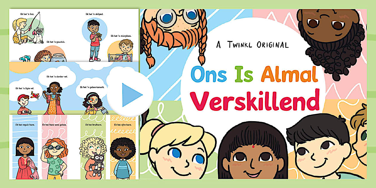 Ons Is Almal Verskillend Storie PowerPoint - Twinkl