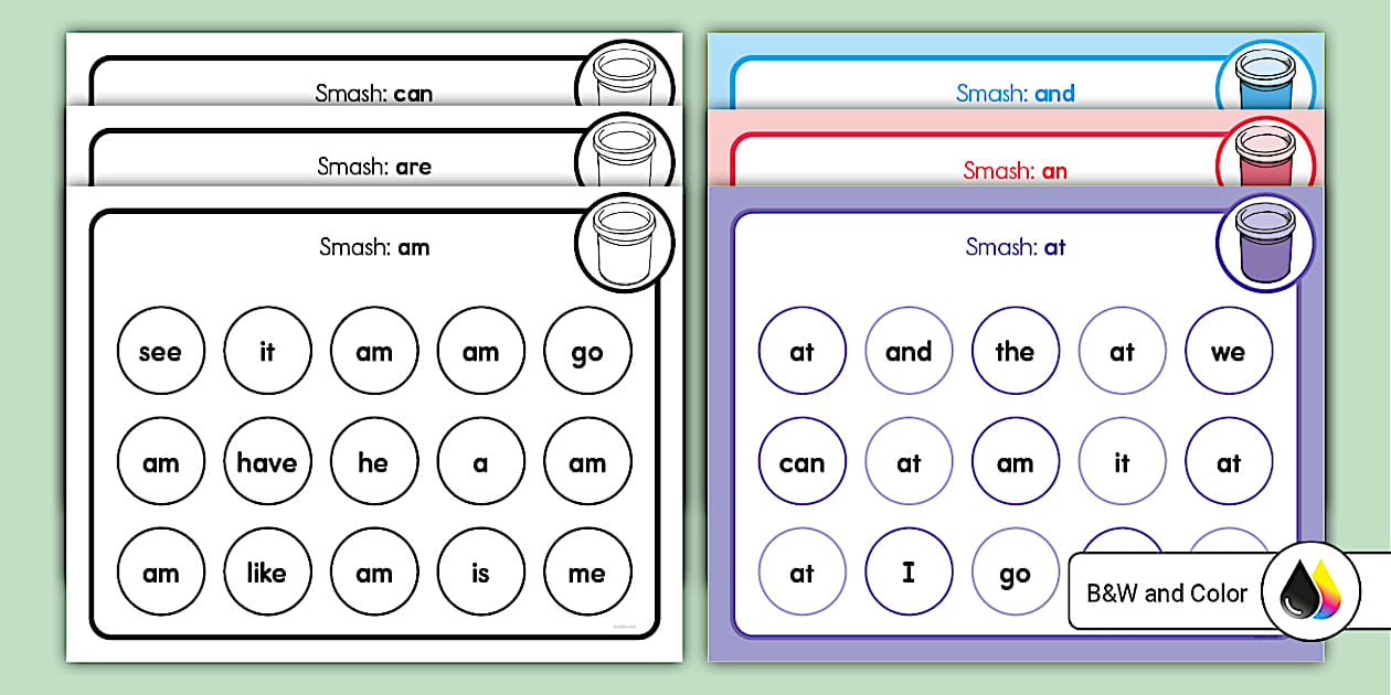 Sight Word Smash | ELA | Twinkl USA (teacher made) - Twinkl