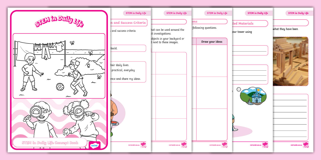 STEM in Daily Life Concept Book