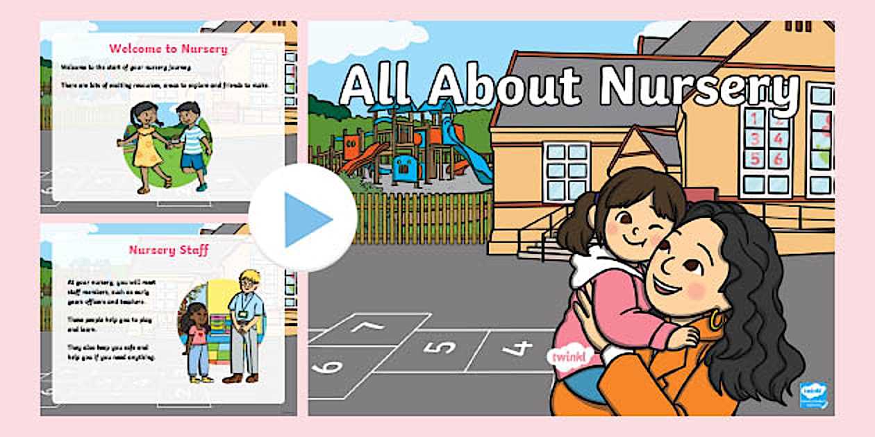 All About Nursery PowerPoint- What is Nursery? - Twinkl