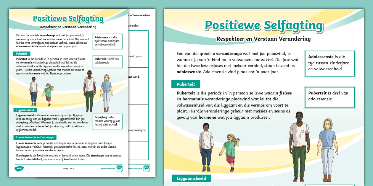Positiewe Selfagting: Liggaamsveranderings - Aktiwiteit