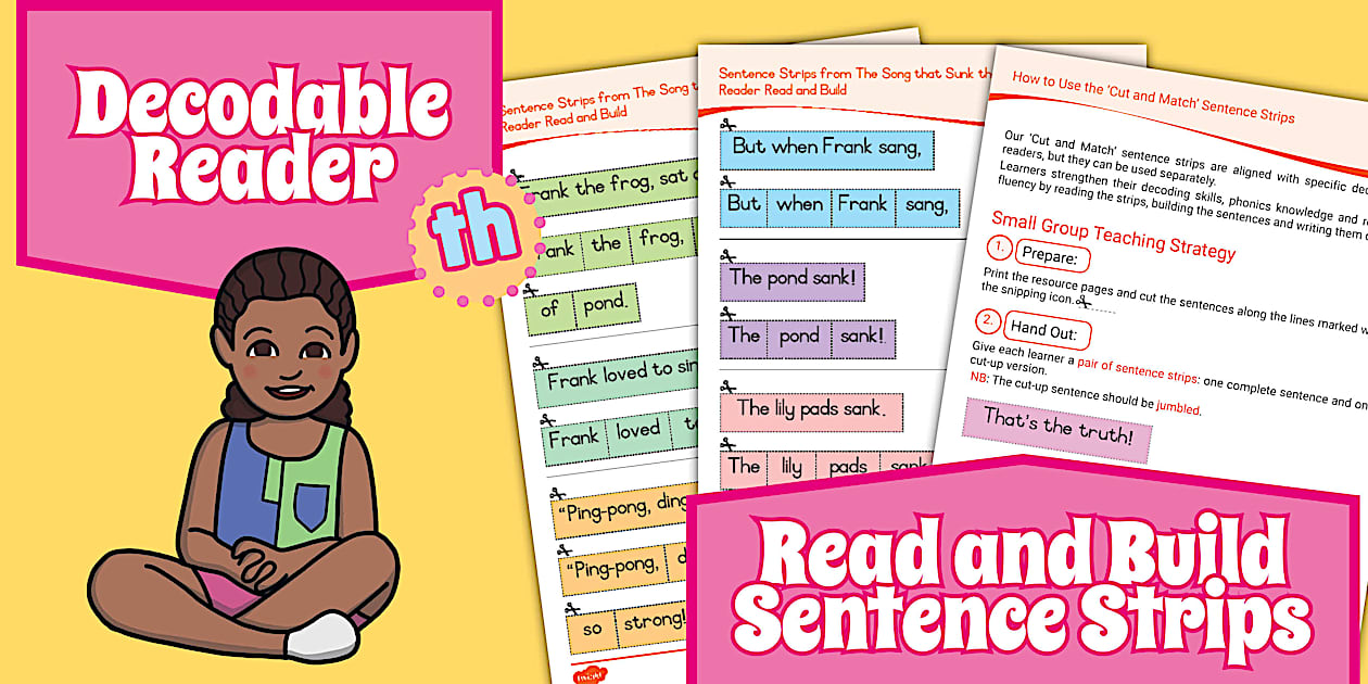 FP Phonics - th Decodable Readers - Sentence Strips
