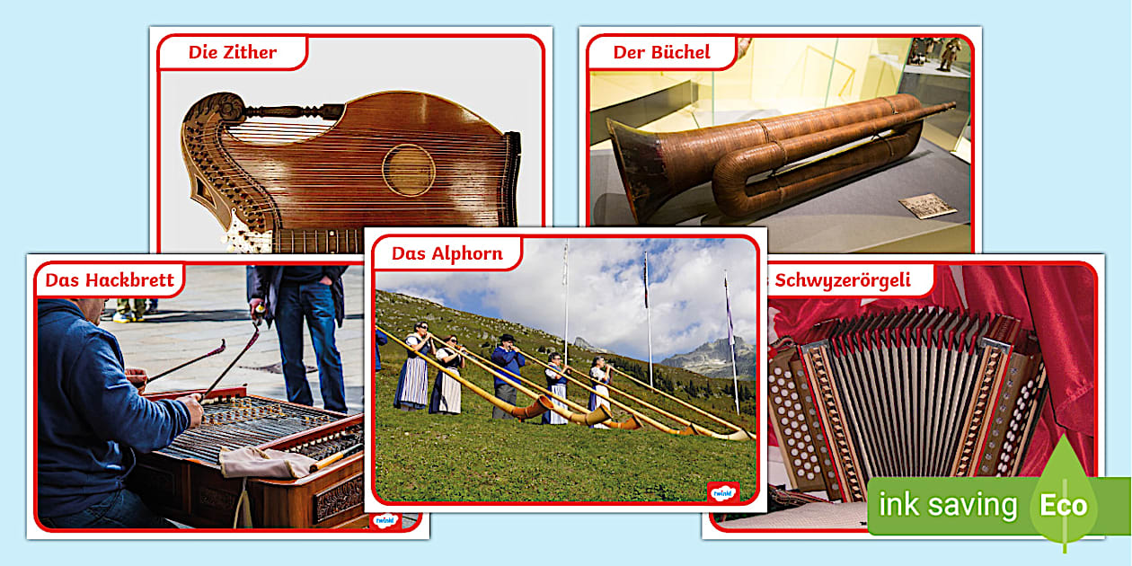 Traditionelle Musikinstrumente der Schweiz (Teacher-Made)