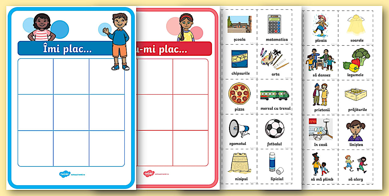 Totul despre mine – Activitate de sortare - Twinkl