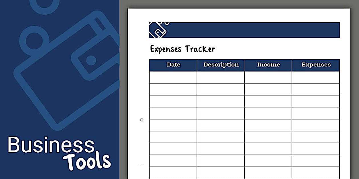 Expenses Tracker (Teacher-Made) - Twinkl