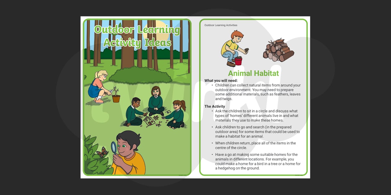 naturalistic learning activities