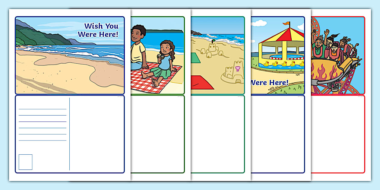 Create a Postcard Activity | EYFS Postcards | Early Years