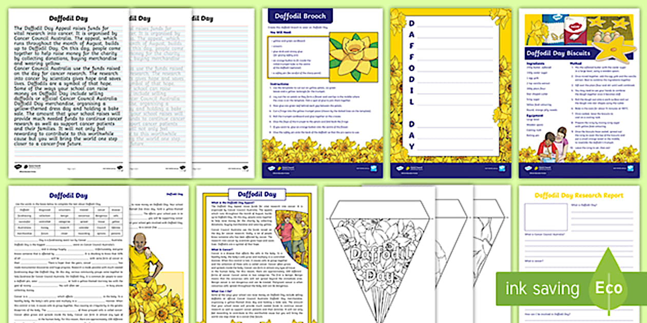 FREE! - Daffodil Day Resources | Teaching Pack | Primary