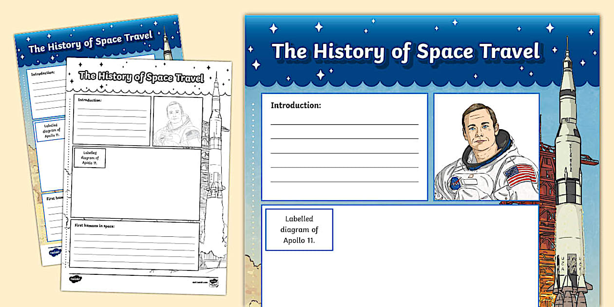 History of Space Travel Non-Chronological Report Template