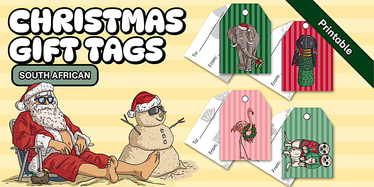 IP Creative Arts–T4–Printable SA Christmas Gift Tags