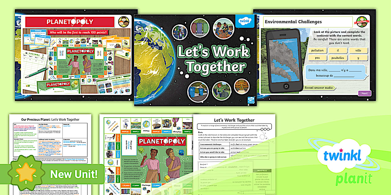 👉 PlanIt Year 6 French Lesson: Let's Work Together