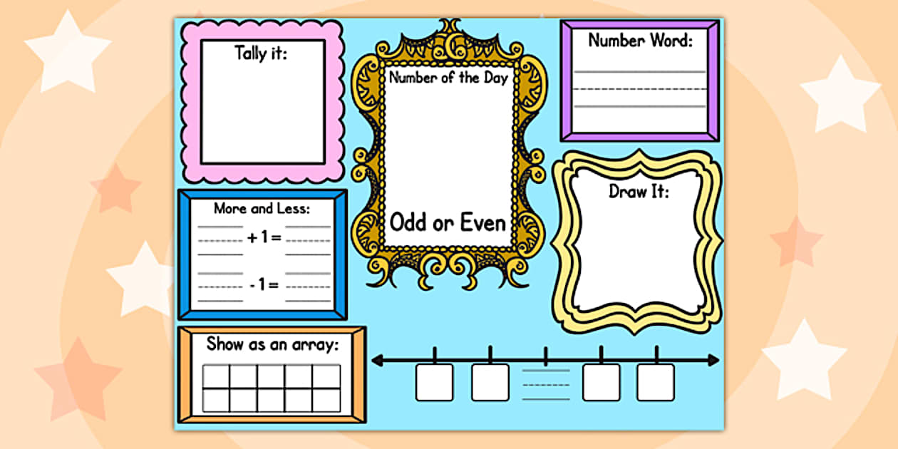 Editable Number of the Day Flipchart (teacher made) - Twinkl