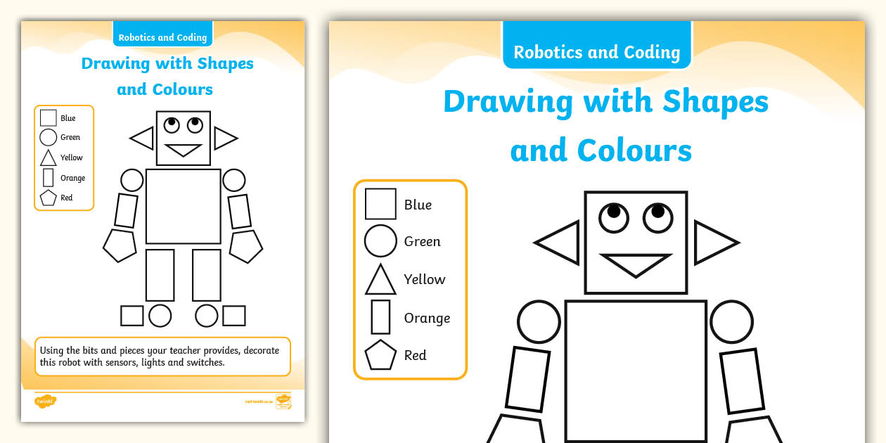 Robotics and Coding - Decorate a Robot (teacher made)