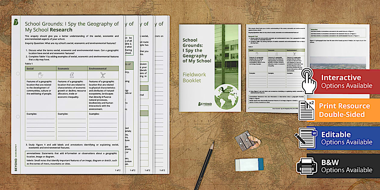 School Grounds I Spy the Geography of My School Fieldwork
