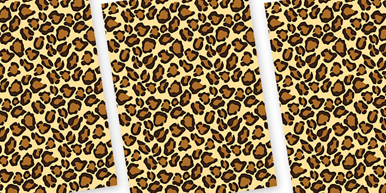 Leopard-Themed Pattern A4 Sheets | Twinkl (teacher made)