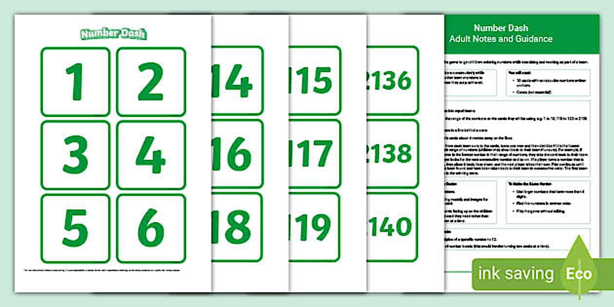 👉 Number Dash Maths Game (Hecho por educadores) - Twinkl