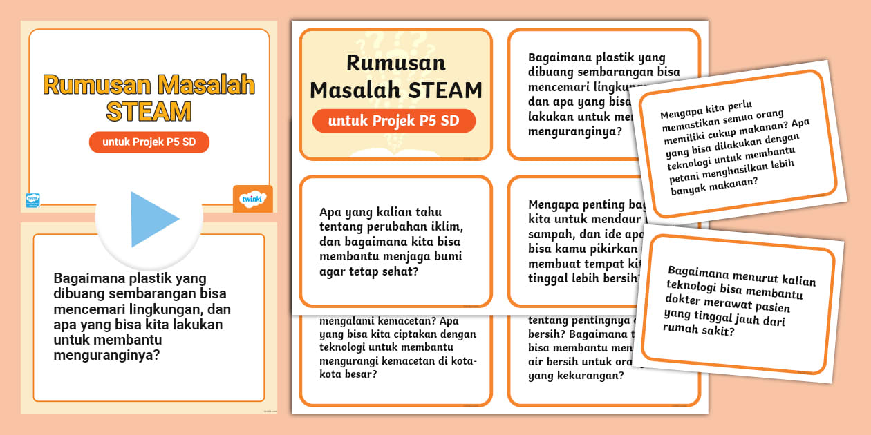PowerPoint Diskusi Kelompok Projek P5 STEAM untuk SD